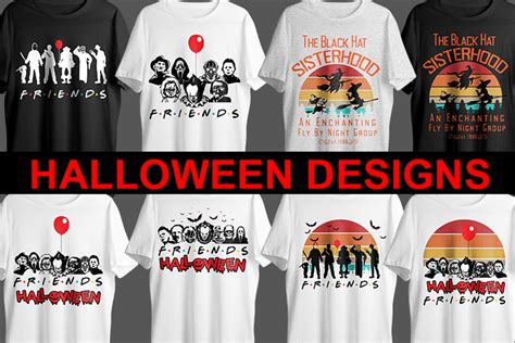 Halloween Vector T Shirt Design Bundle For 3 SEOClerks