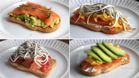 Tostas De Salm N Ahumado Saborgourmet