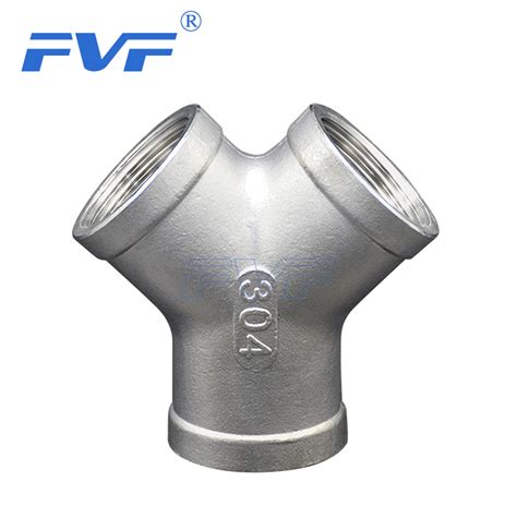 150LBS Stainless Steel NPT BSP Thread Female Y Tee FVF INDUSTRY