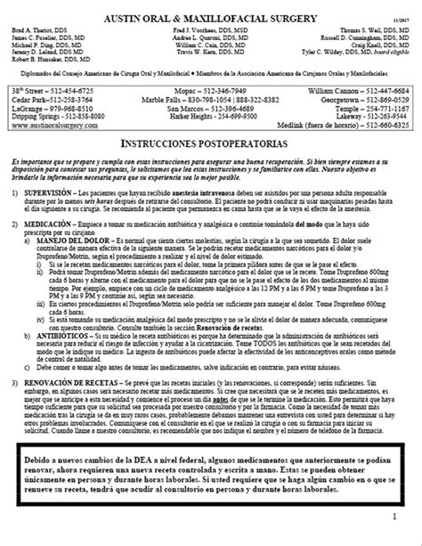 Post Op Extraction Instructions Printable Spanish Printable Word Searches