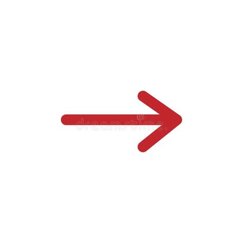 Flecha Roja Vectorial Icono De Flechas Rojas Icono Del Vector De