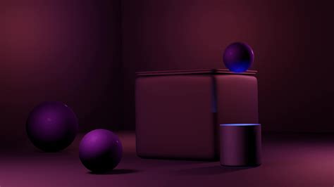 Looped D Animation Of Geometric Shapes Bouncing Ball Stock