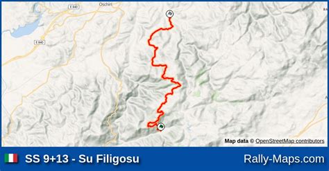 SS 9 13 Su Filigosu Stage Map Rally Italia Sardegna 2023 WRC