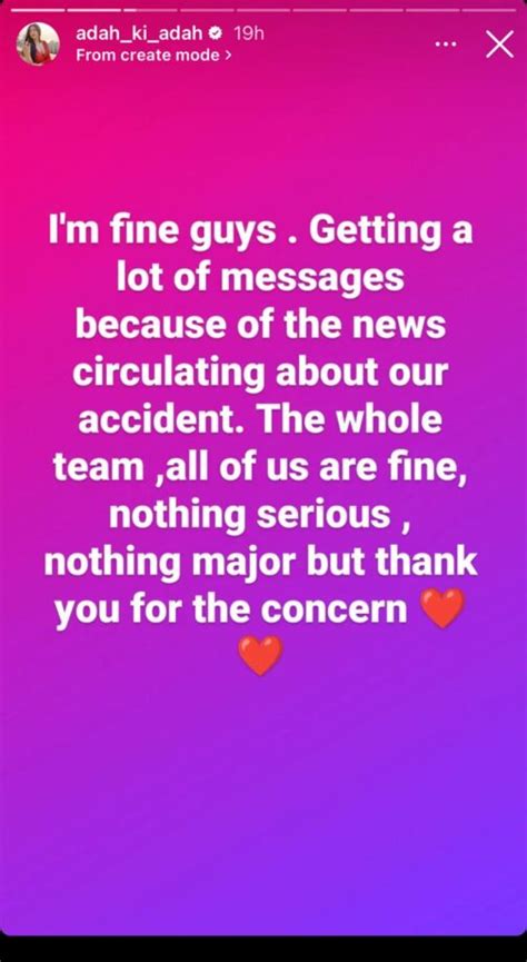 The Kerala Story Star Adah Sharma Meets With Road Accident Shares