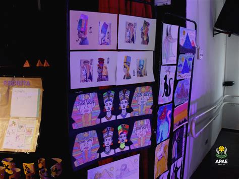 Exposição de arte rupestre e egípcia na APAE Bauru APAE Bauru