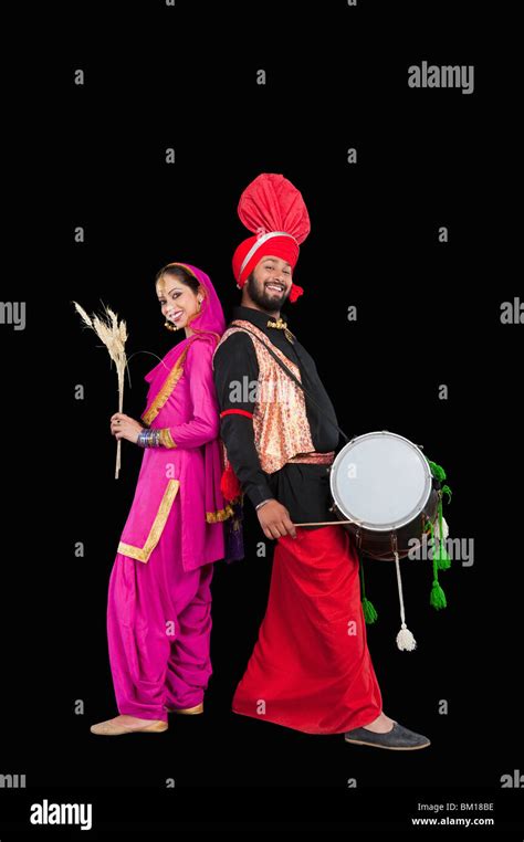 Dancer Playing Musical Instrument Dholak Hi Res Stock Photography And
