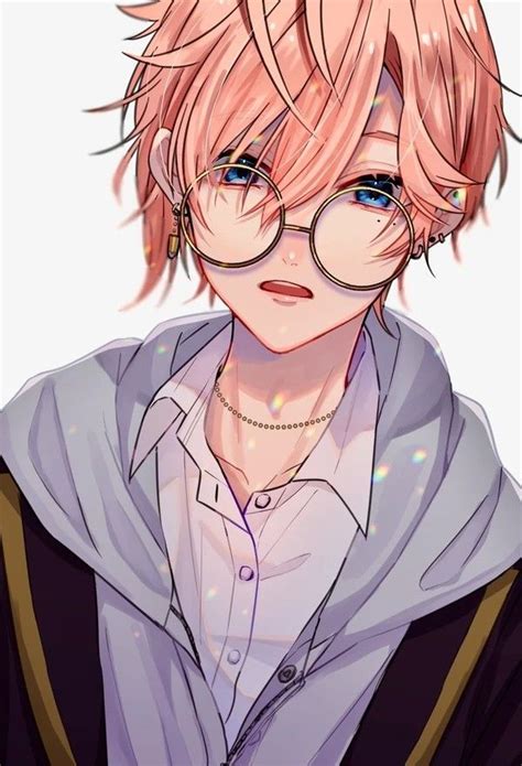 Male Anime Characters With Brown Hair And Glasses