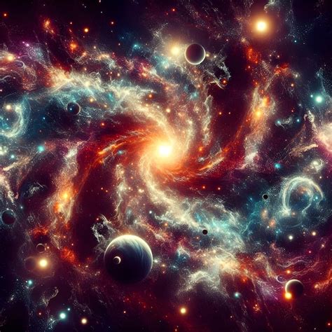 Premium Photo Space Galaxy Background Generative Ai