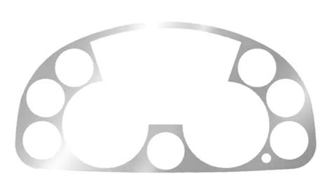 Cubierta Tacometro Principal Kenworth T680 T880 Acero Inox Meses Sin