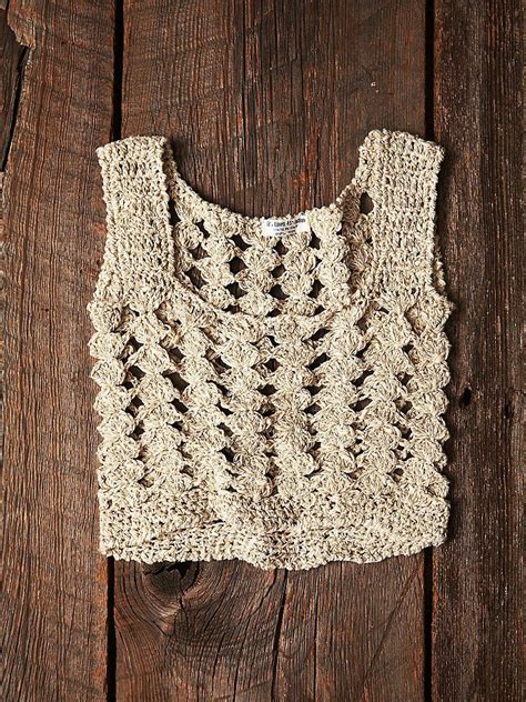 Crochet Cloves Tank Crop Top Free Pattern Artofit