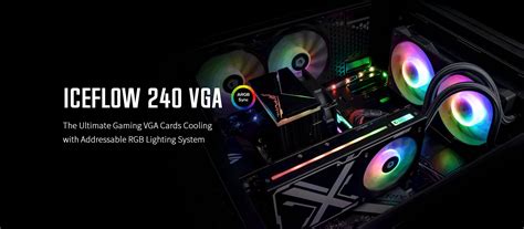 ID Cooling IceFlow 240 VGA ARGB Graphic Card Cooler 240mm Water Cooler