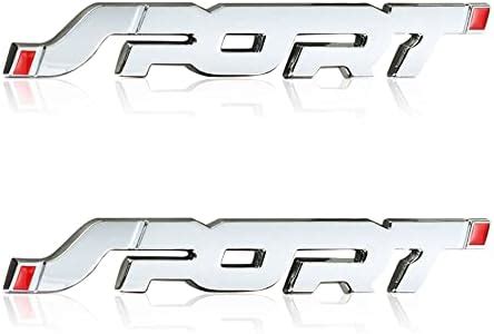 Pack D Metal Car Sport Sticker Sport Logo Emblem Badge Decals Car