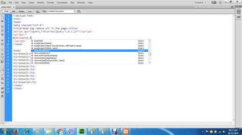 Jquery Remove Tag YouTube