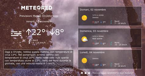 Meteo Orvieto Previsioni A 14 Giorni Meteored