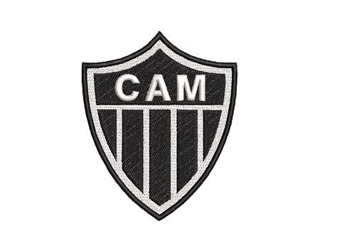 Matriz de Bordado Escudo Mineiro Brasão Atletico no Elo7 AB Bordados