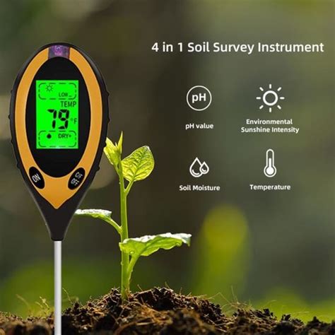 Testeur De Sol En Soil Tester Ph M Tre Lumi Re Du Soleil