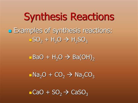 Synthesis Combination Reaction Definition Examples And Off