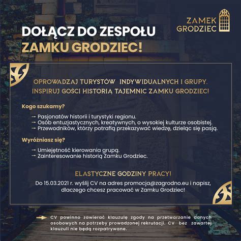 Dołącz do zespołu Zamku Grodziec Oficjalna strona Zamku Grodziec