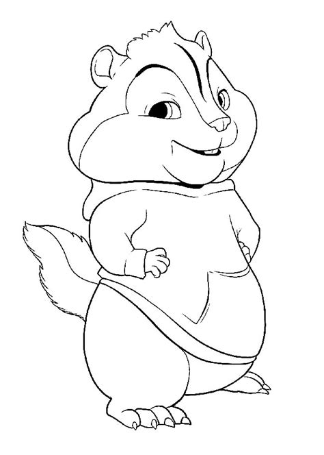 37 Desenhos De Alvin E Os Esquilos Para Imprimir E Colorir Pintar