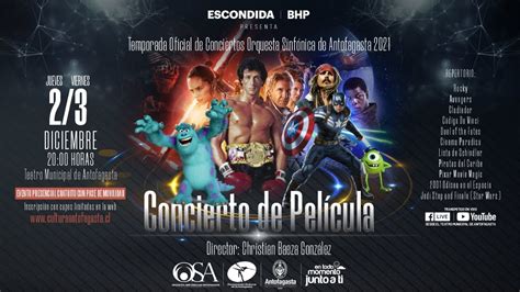 Temporada Oficial de Conciertos Orquesta Sinfónica de Antofagasta 2021