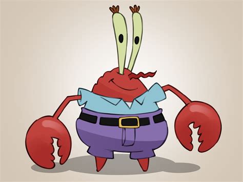 How To Draw Mr Krabs From Spongebob Squarepants Steps
