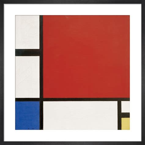 Composition In Red Blue And Yellow 1930 Art Print By Piet Mondrian