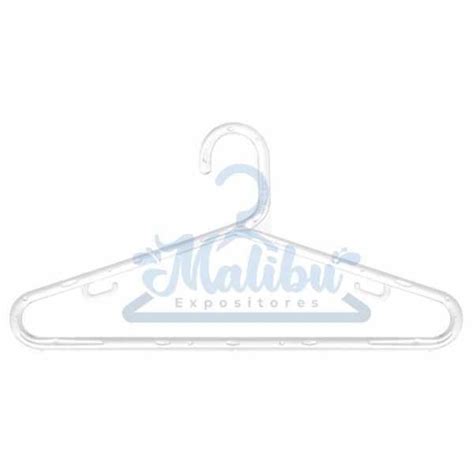 Cabide Grosso 10 Mm Adulto Transparente Tradicional 200 Unid