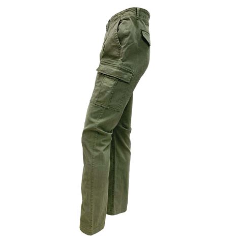 Pantalon Homme Cargo Extensible Kaki T42 Ducatillon