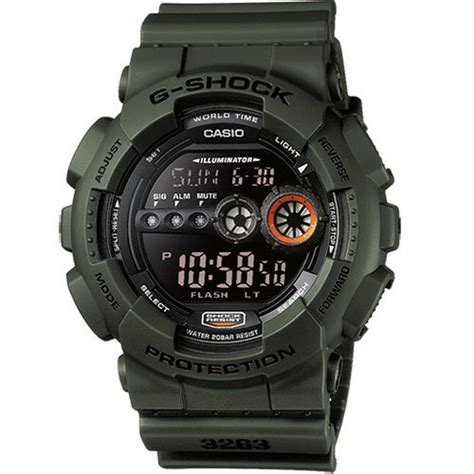 Reloj Casio G Shock GD 100MS 3ER Verde Militar Joyeriacanovas