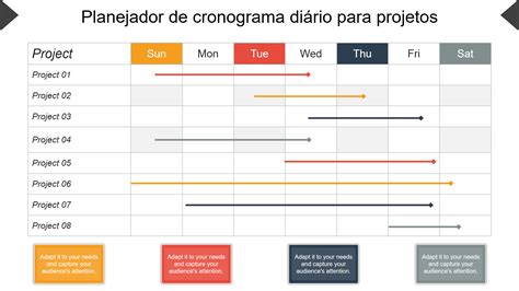 Os 10 principais modelos de programação diária amostras e exemplos