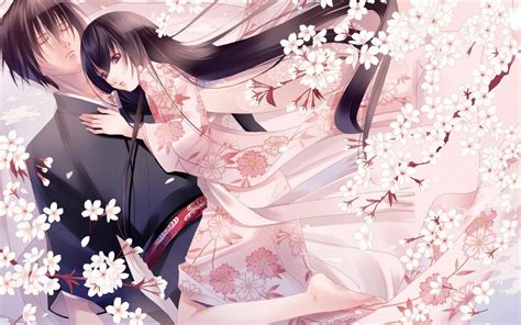Happy Anime Hug See More Ideas About Anime Anime Hug Anime Couples
