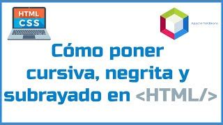 C Mo Poner Cursiva Negrita Y Subrayado En Html Doovi