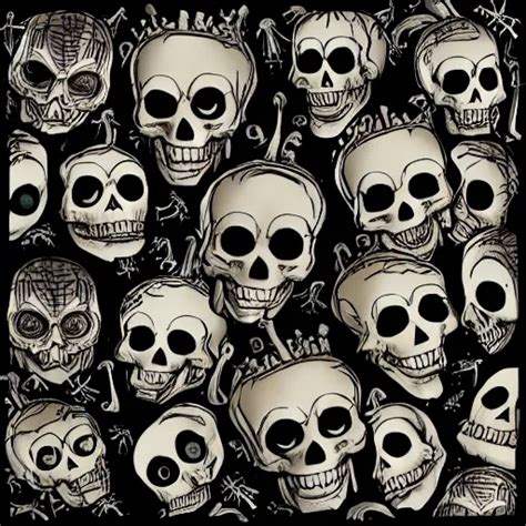 Spooky Scary Skeletons Send Shivers Down Your Spine Stable Diffusion