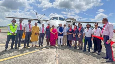Manipur Cm Inaugurates First Flybig Flight Connecting Imphal With