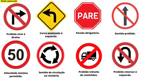Geografia A sinalização de trânsito Conexão Escola SME