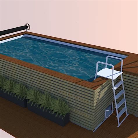 Projet Dhabillage Dune Piscine Intex Ultra Xtr Rectangulaire X