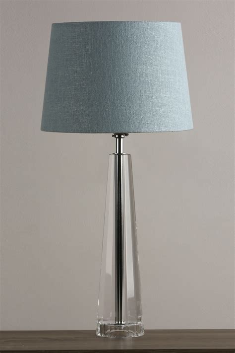 Laura Ashley Blake Medium Table Lamp Crystal Polished Chrome Base Only