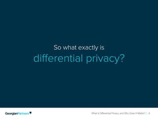 What Is Differential Privacy Ppt