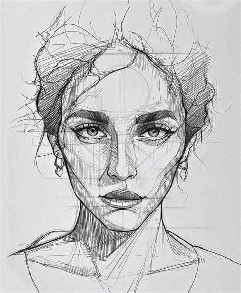 Face Art Drawing Pen Art Drawings Art Drawings Simple Drawing