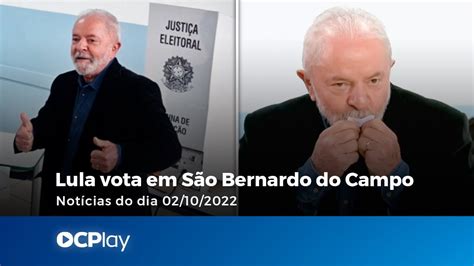 Lula vota em São Bernardo do Campo YouTube