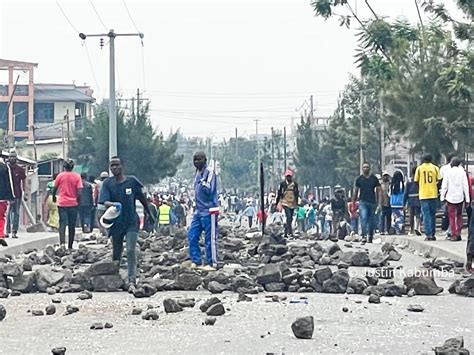 Goma Nouvelle Manifestation Contre La Force R Gionale De L Eac Et L