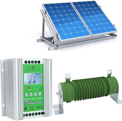 Mppt Wind Solar Hybrid Charge Controller Boost Type Lcd Display Wind