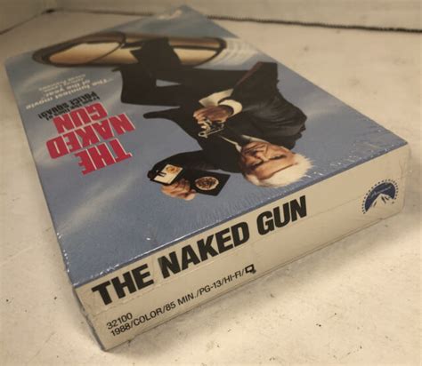 The Naked Gun VHS Tape 1988 From The Files Of Police Squad MINT For