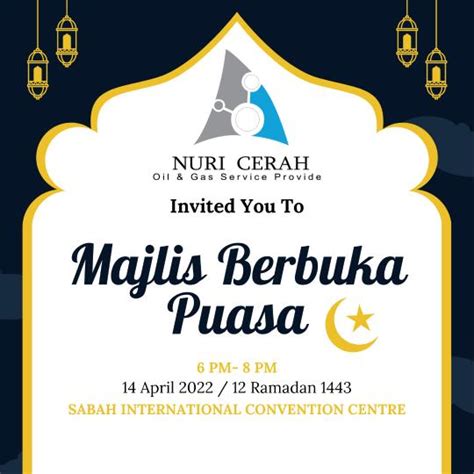 Majlis Berbuka Puasa Sempena Bulan Ramadhan Nuri Cerah Sdn Bhd