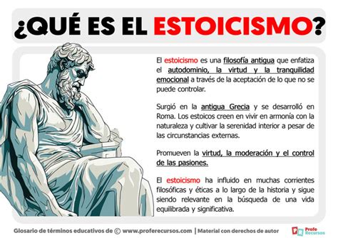 Qué es el Estoicismo Definición de Estoicismo