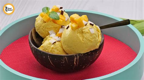 Mango Coconut Ice Cream Recipe By Food Fusion YouTube