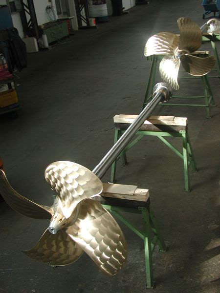Hélice para iate Schaffran Propeller Service para navio de