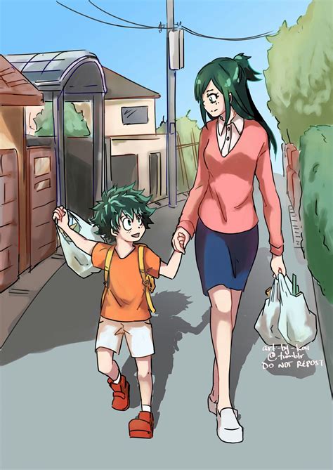 Izuku And Inko Midoriya Hero Academia Characters My Hero Academia Manga Fictional Characters