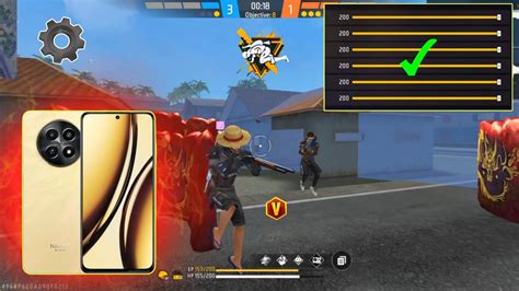 Realme Narzo N65 Free Fire Headshot SensitivitySettings New Realme
