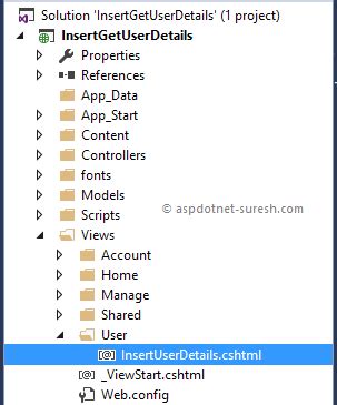 Asp Net Mvc Insert Get Data Into Database Using Ado Net With Example